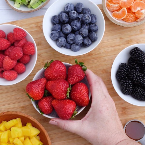 Sweet & Spicy Berry Salad
