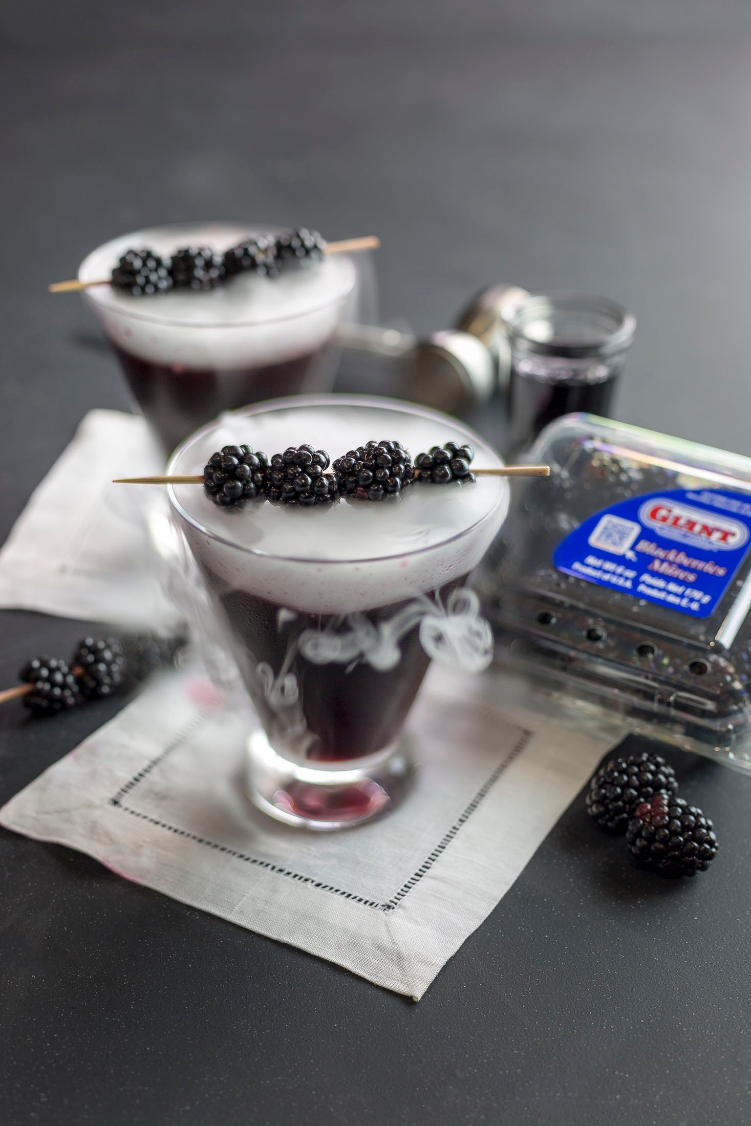 Scary Berry Dark Fog Cocktail